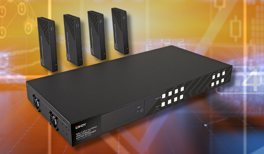 150m Cat.6 HDBaseT Matrix Extender - Lindy - English